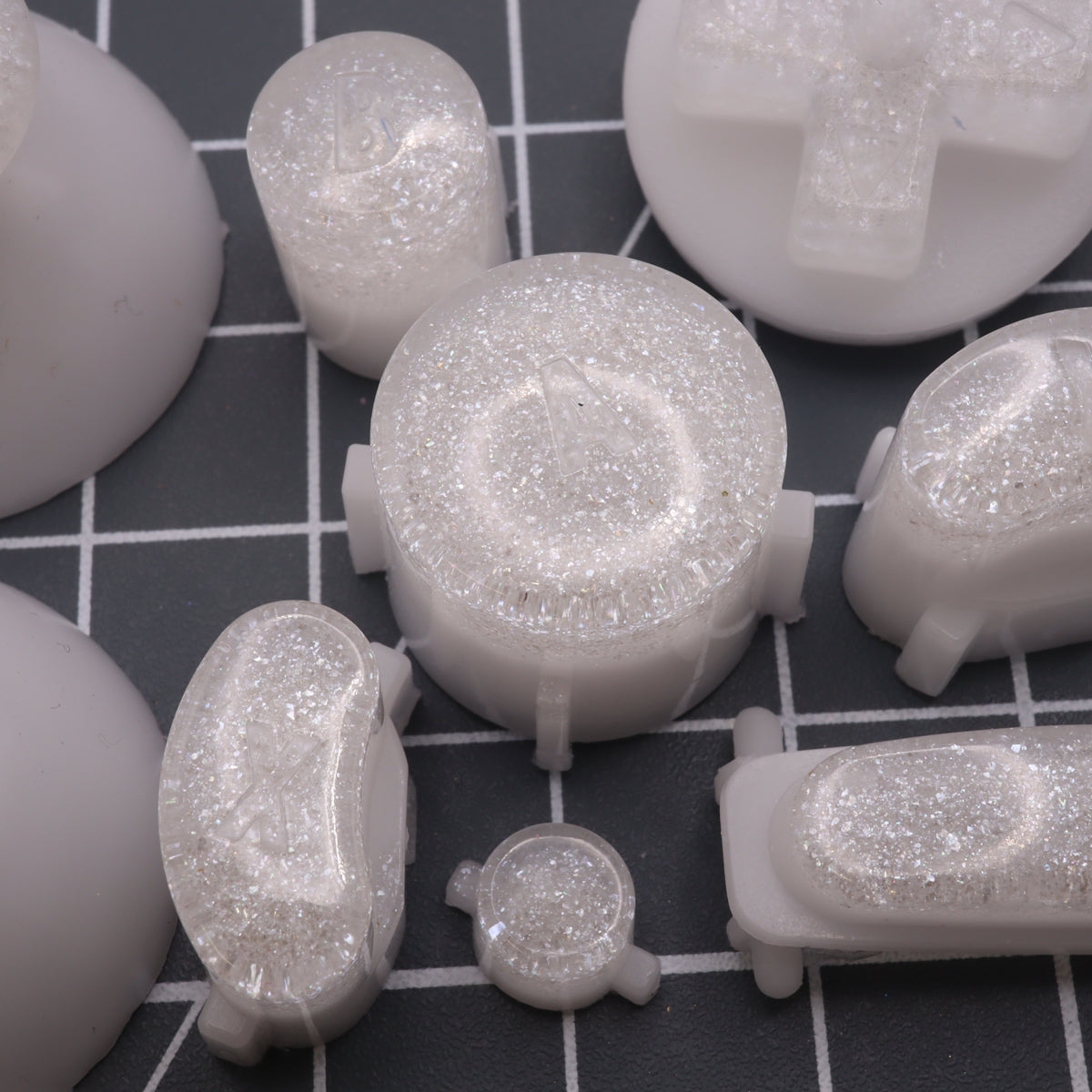 Lab Fifteen GameCube Custom Buttons Pearl White – Retro Game Repair Shop