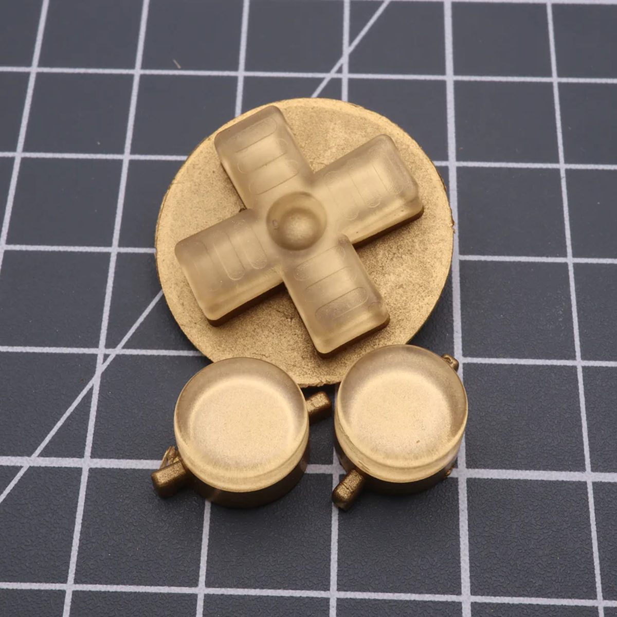 DMG Custom Buttons Metallic Gold – Retro Game Repair Shop