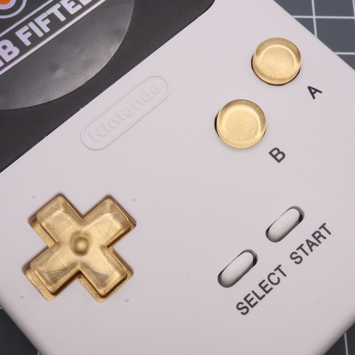 Game Boy Pocket Custom Metallic Gold Buttons – Retro Game Repair Shop