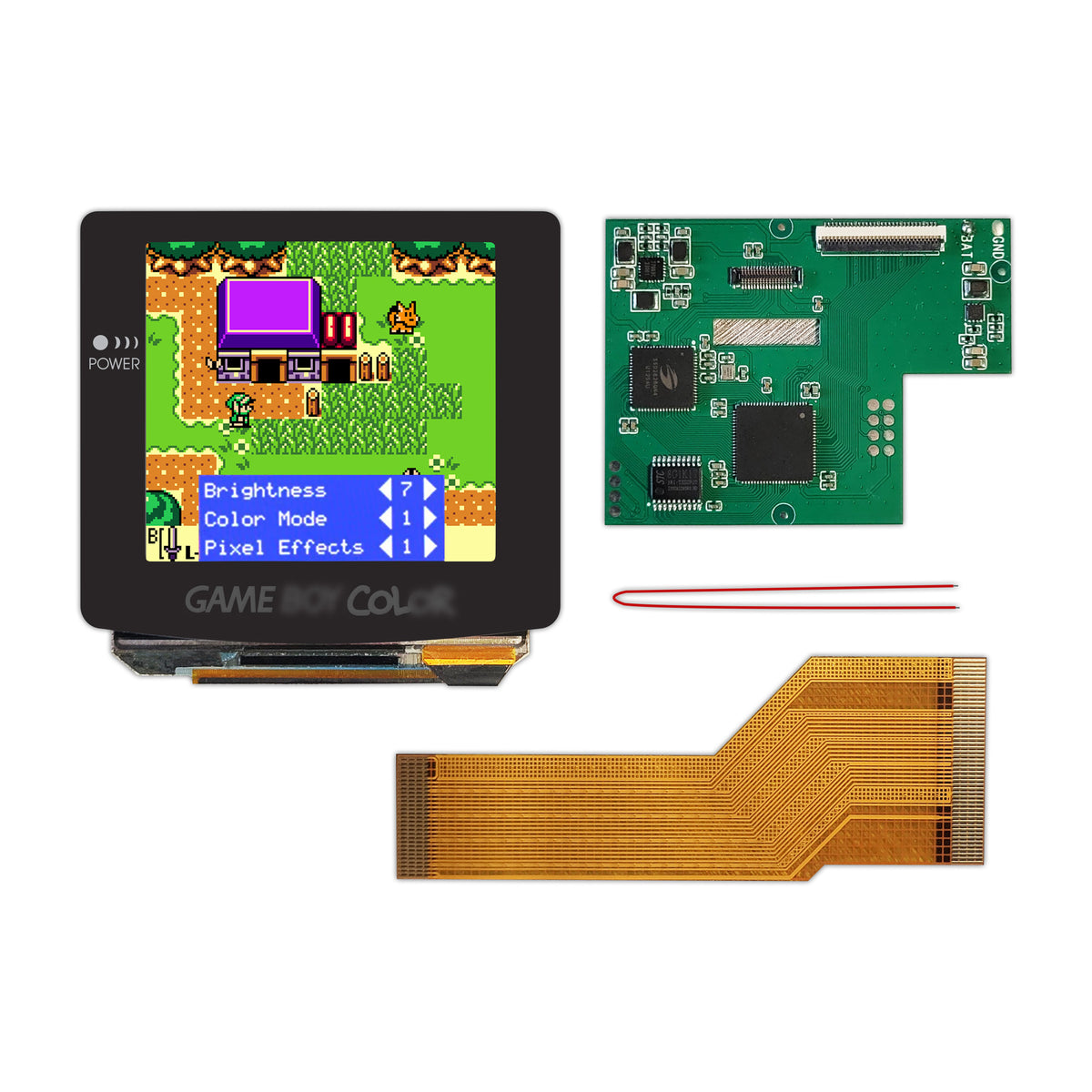Game Boy Color OLED Backlight Kit with Touch Screen - Hispeedido – Retro Game Repair Shop