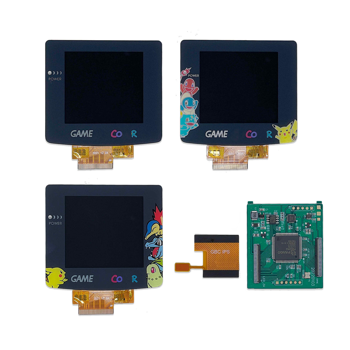 Game Boy Color 2.45 Laminated Backlight LCD Kit – Retro Game Repair Shop