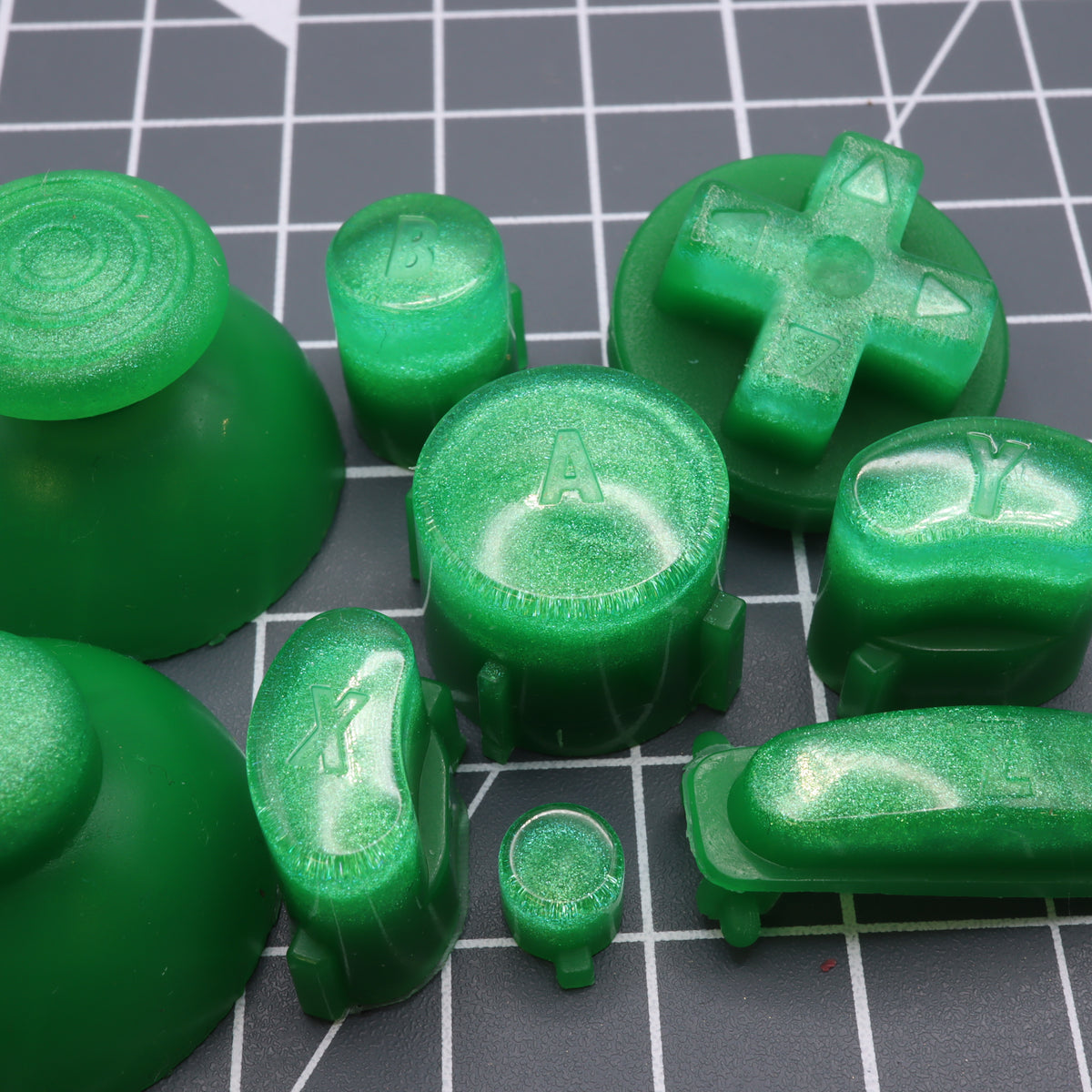 Lab Fifteen GameCube Custom Buttons Lime Candy – Retro Game Repair Shop