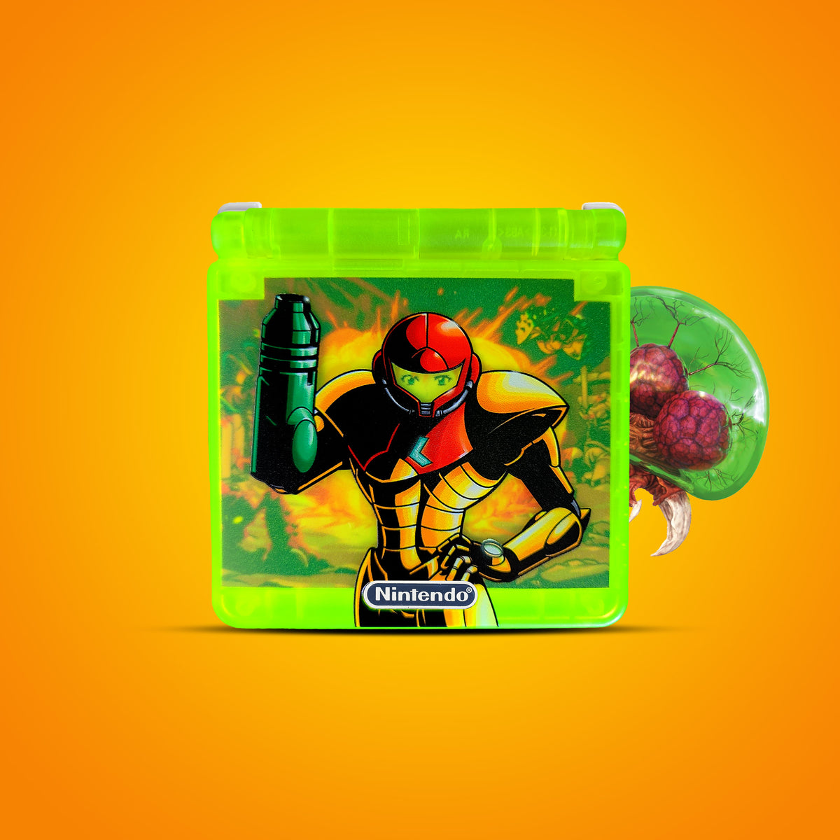 Game Boy Advance SP UV Printed IPS Ready Shell Metroid Zero Mission ...