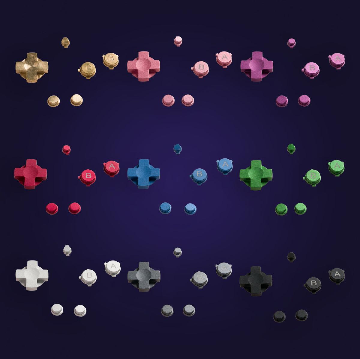 Game Boy Advance SP Aluminum Tactile Buttons by RetroCNC – Retro Game ...