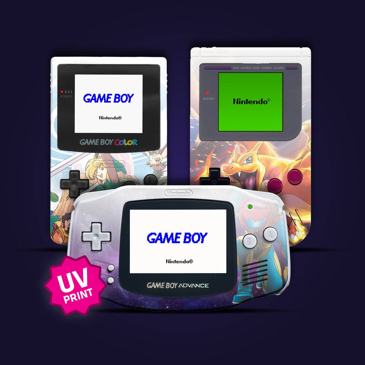 On Demand UV Shell Printing – Retro Game Repair Shop