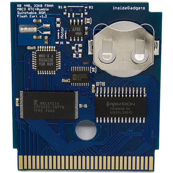 Gameboy 4MB 32KB FRAM MBC3 with RTC Flash Cart – Retro Game Repair Shop